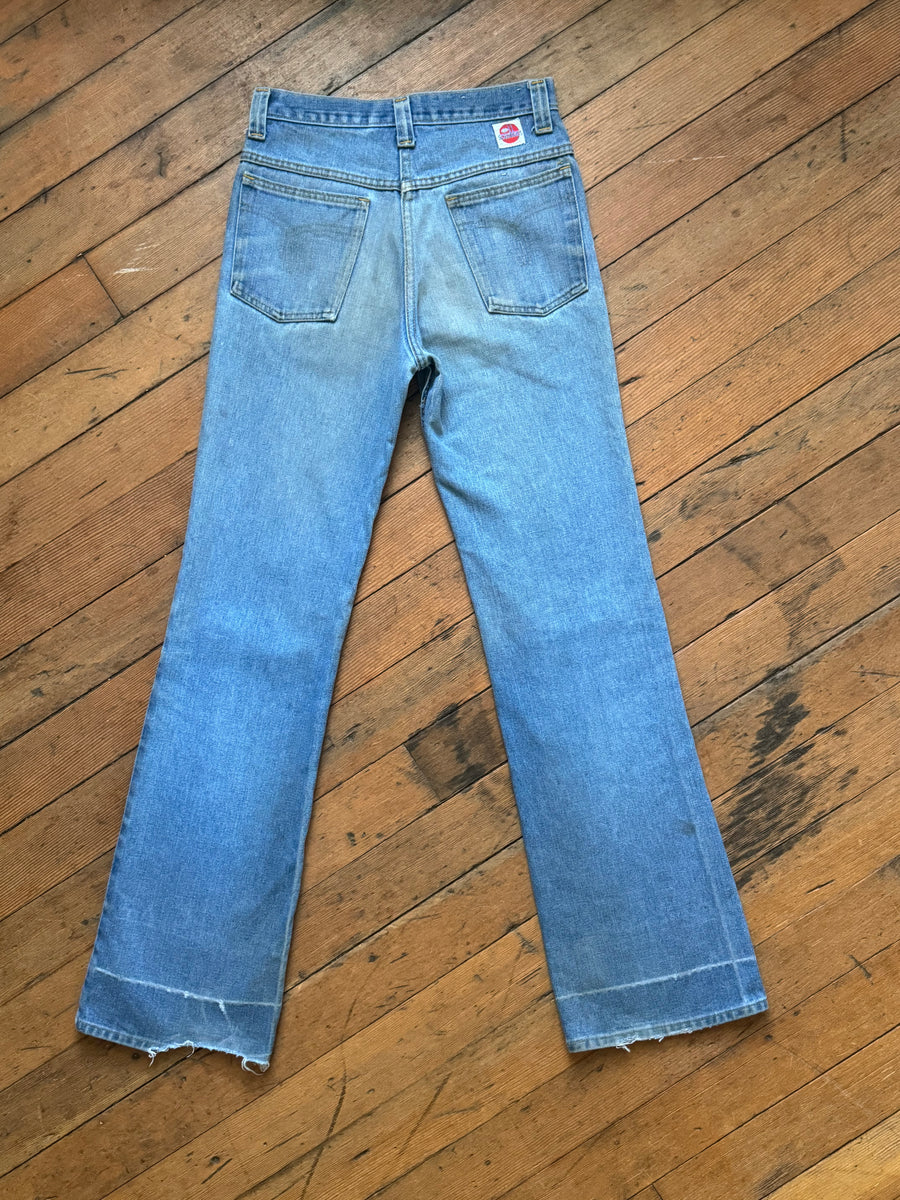 vintage 1970s GWG Scrubbies denim jeans 27/28W – Trunk of Dresses